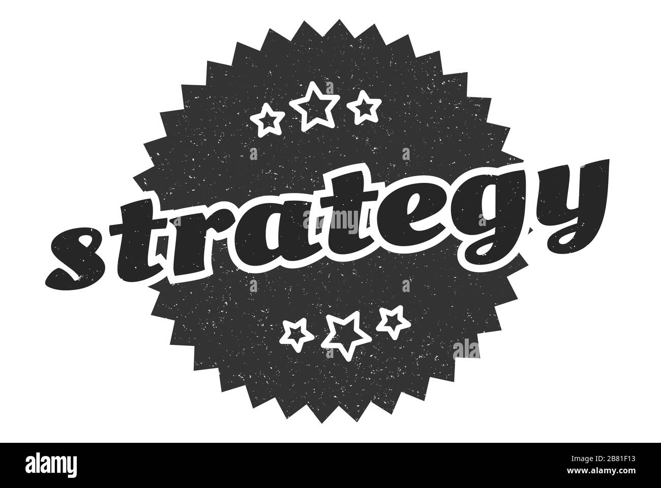strategy sign. strategy round vintage retro label. strategy Stock ...