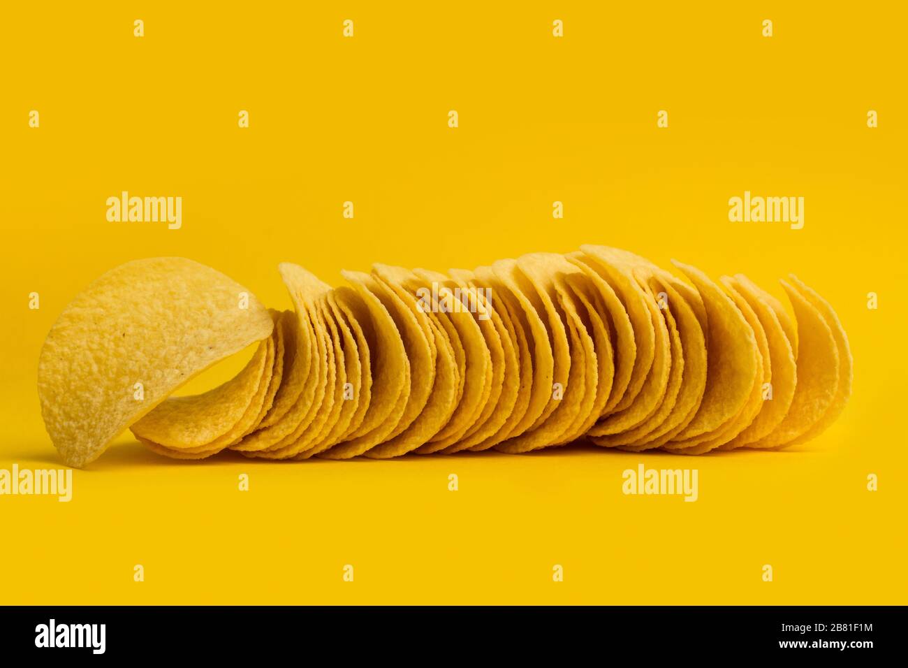 Chips design potatoes salt hi-res stock photography and images - Alamy