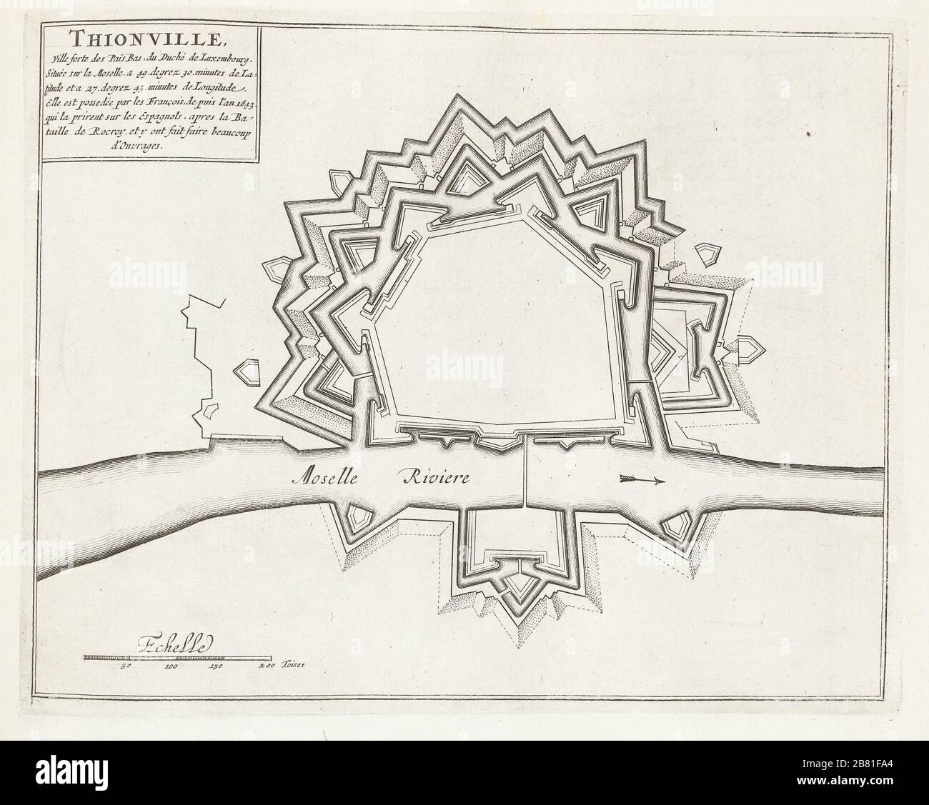 Map of thionville hi-res stock photography and images - Alamy