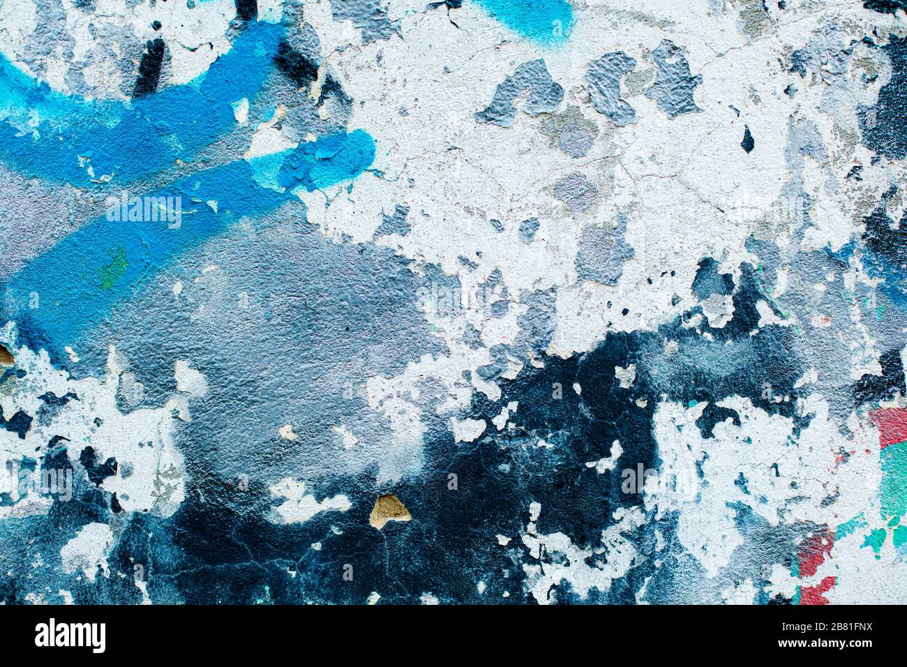 Closeup of colorful urban wall texture. Modern pattern for wallpaper ...