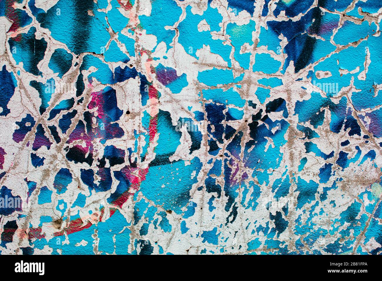 Closeup of colorful urban wall texture. Modern pattern for wallpaper ...