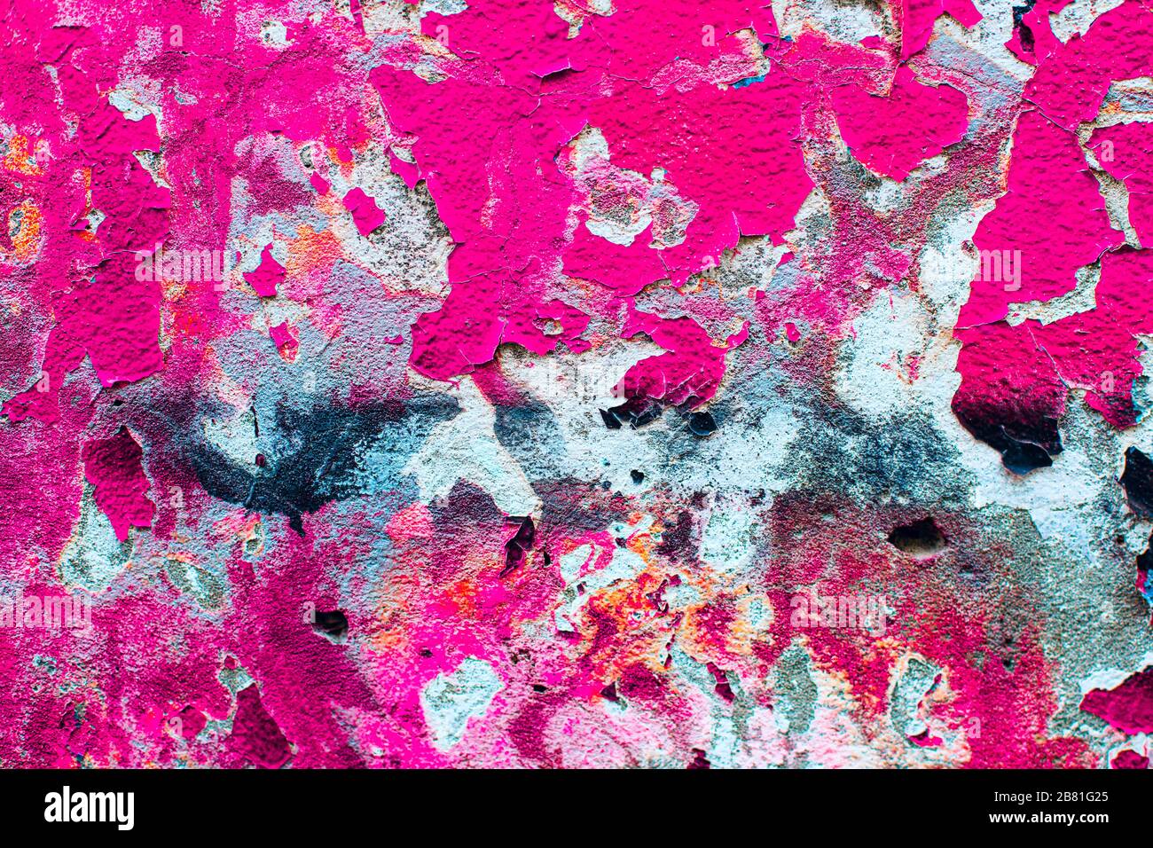 Closeup of colorful urban wall texture. Modern pattern for wallpaper ...