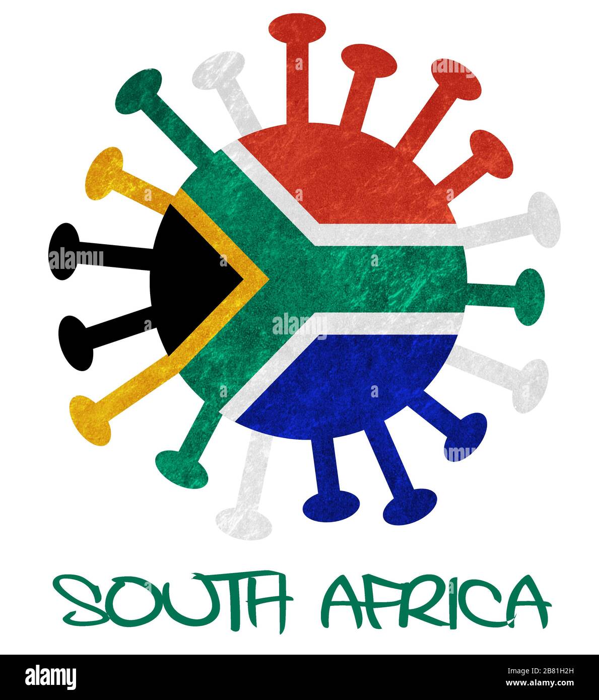 South african national flag hi-res stock photography and images - Alamy
