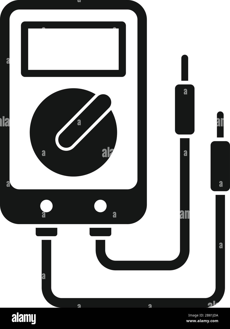 Multimeter icon. Simple illustration of multimeter vector icon for web ...