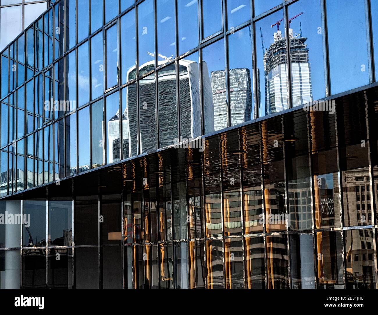 Reflections at London Bridge Stock Photo - Alamy