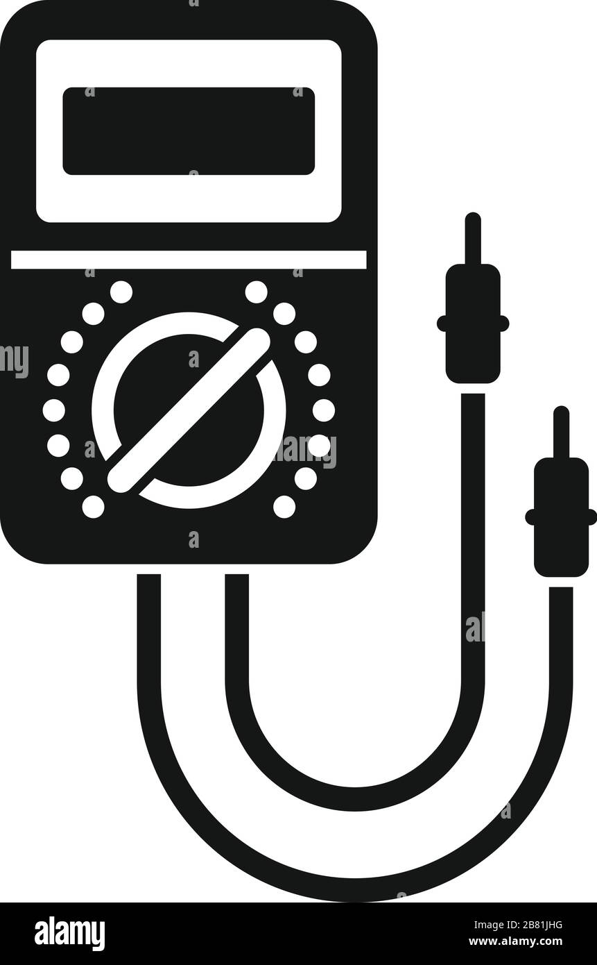 Multimeter instrument icon. Simple illustration of multimeter ...
