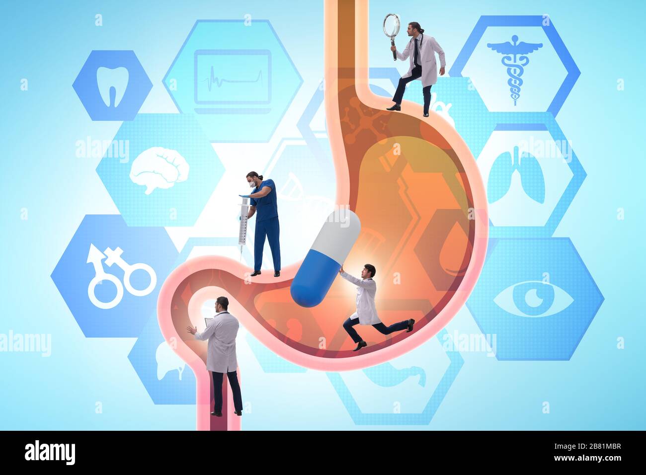Stomach ulcer doctors hi-res stock photography and images - Alamy