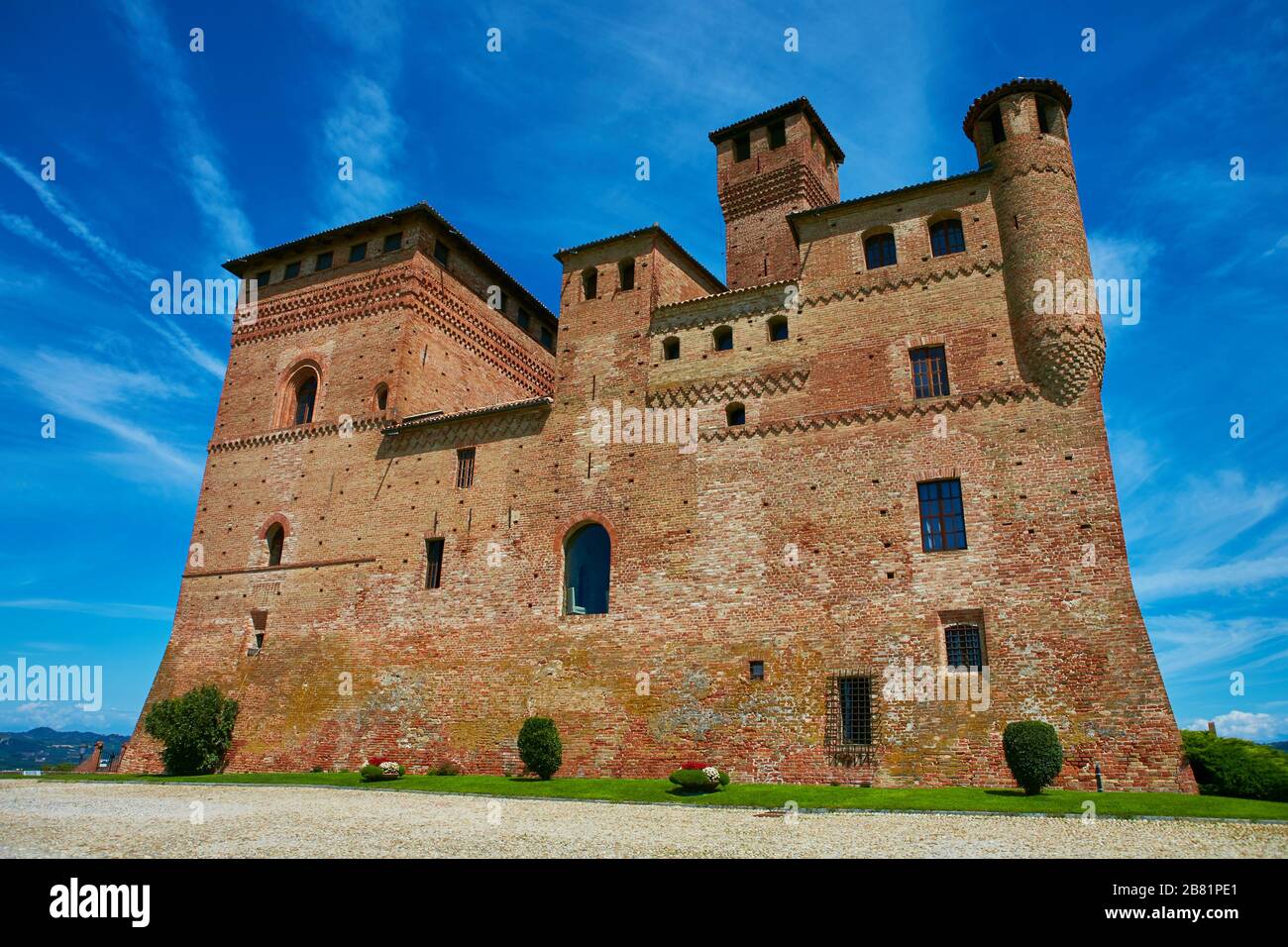 The Castello di Grinzane Cavour Piemonte Italy Stock Photo - Alamy