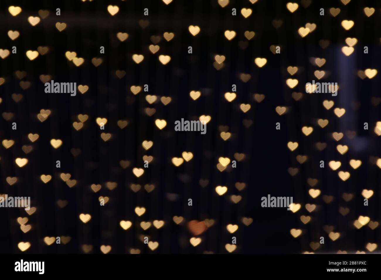 gold background bokeh lights heart soft, heart Background colorful ...