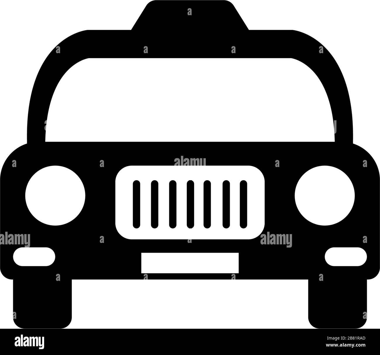 Taxi service vector vectors Black and White Stock Photos & Images - Alamy