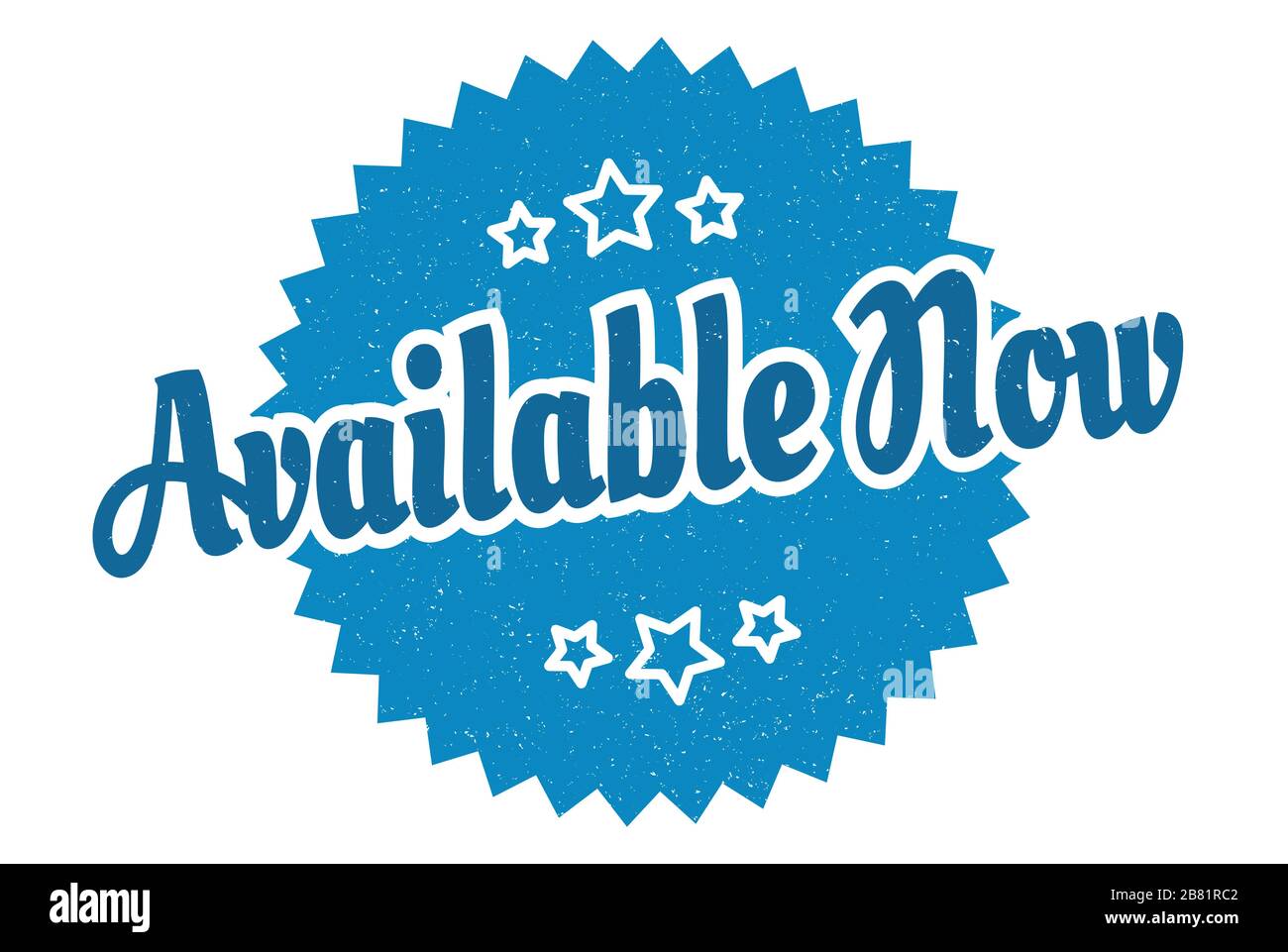 available now sign. available now round vintage retro label. available ...