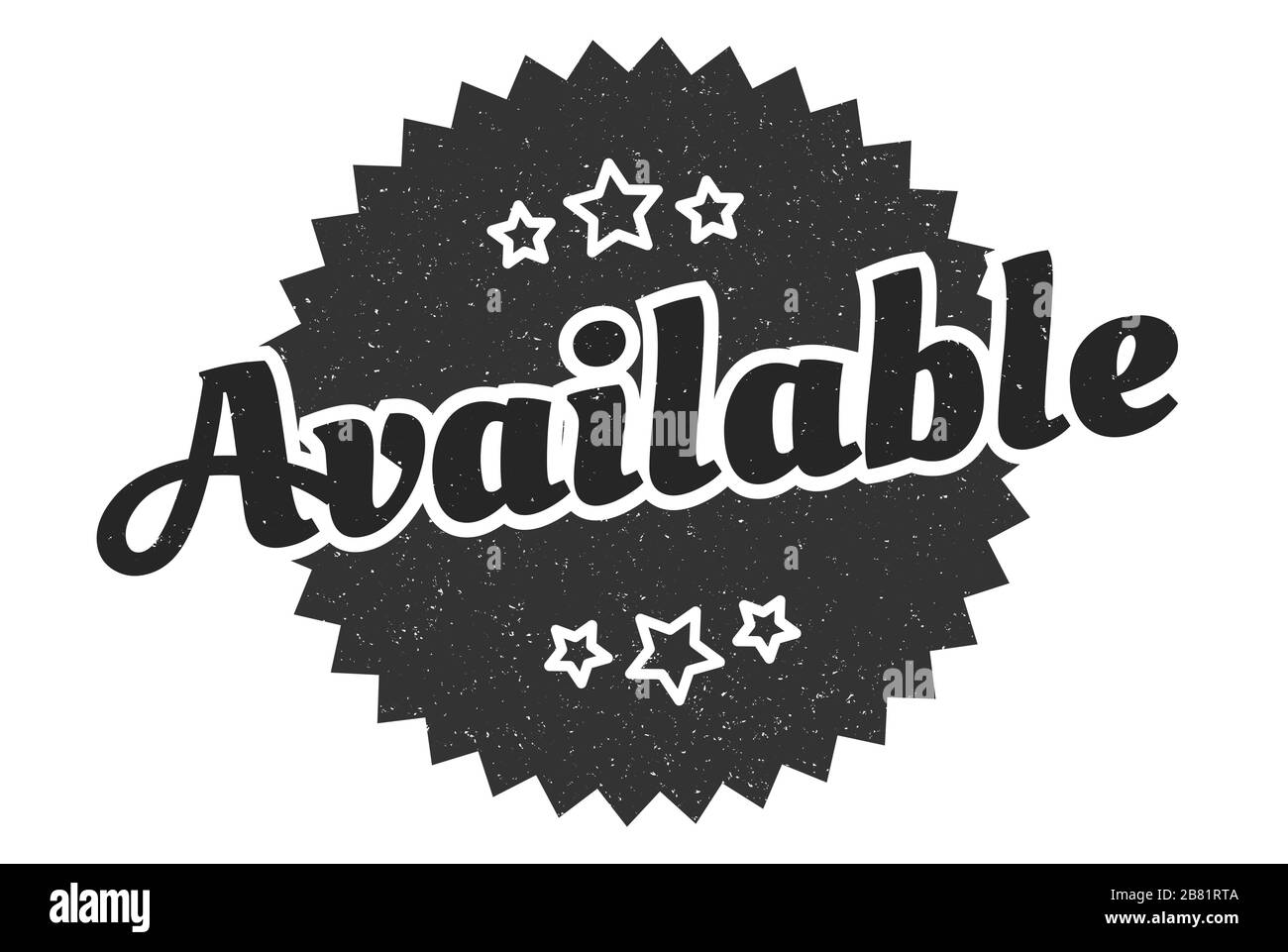 available sign. available round vintage retro label. available Stock ...
