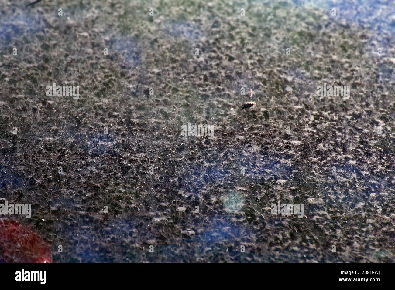 Stains, Dirt on the glass car Pollution, Surface dirt, Dust soil ...
