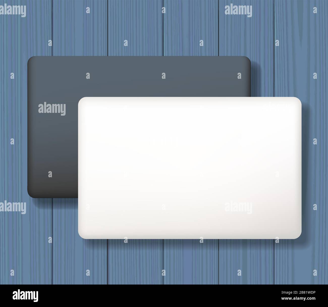 Stack business cards blank Stock Vector Images - Alamy