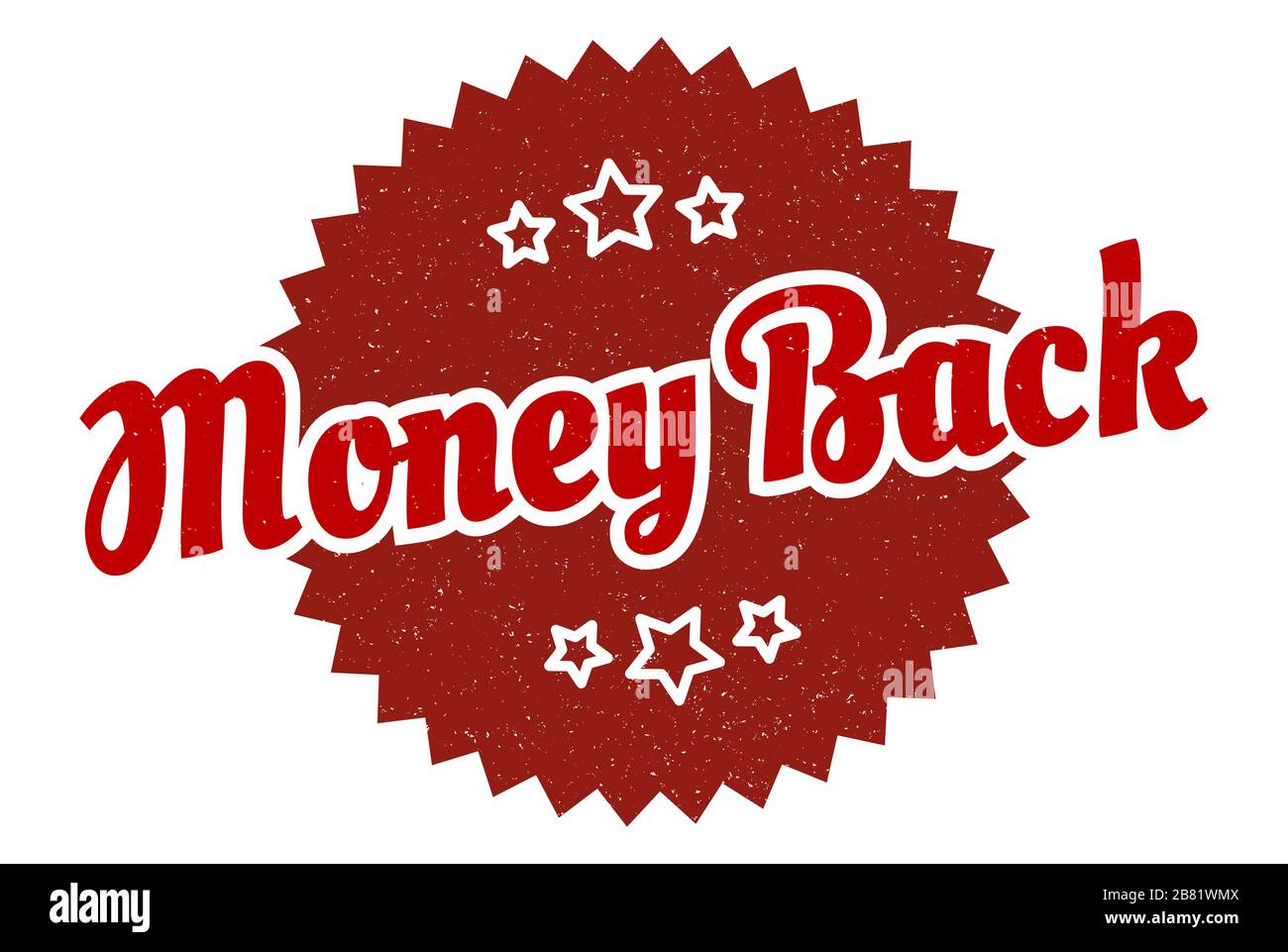 money back sign. money back round vintage retro label. money back Stock ...