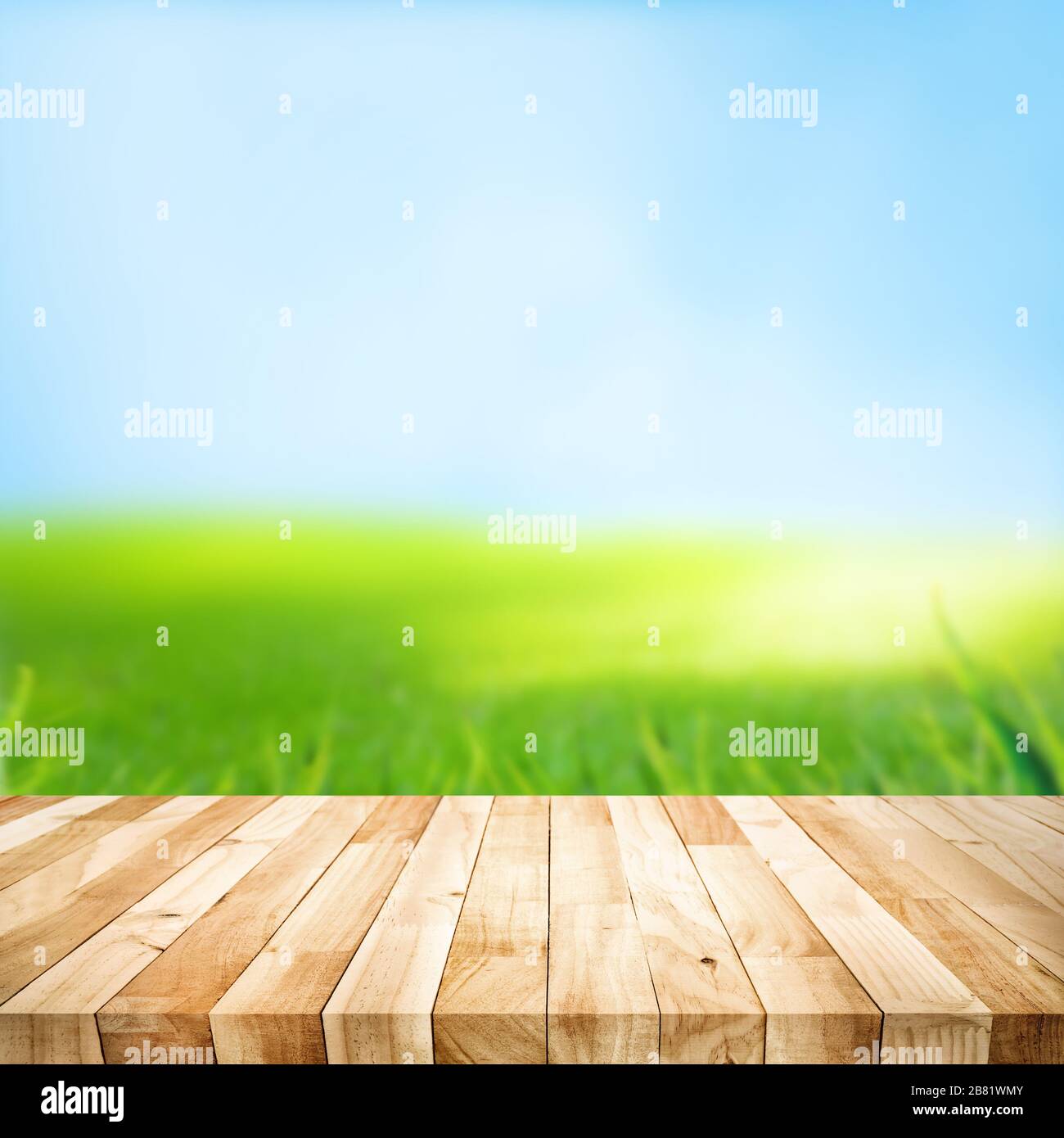 Beautiful texture wood table top texture on white background.For create ...