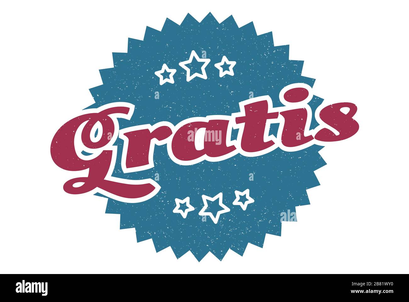 Gratis sign round vintage hi-res stock photography and images - Alamy