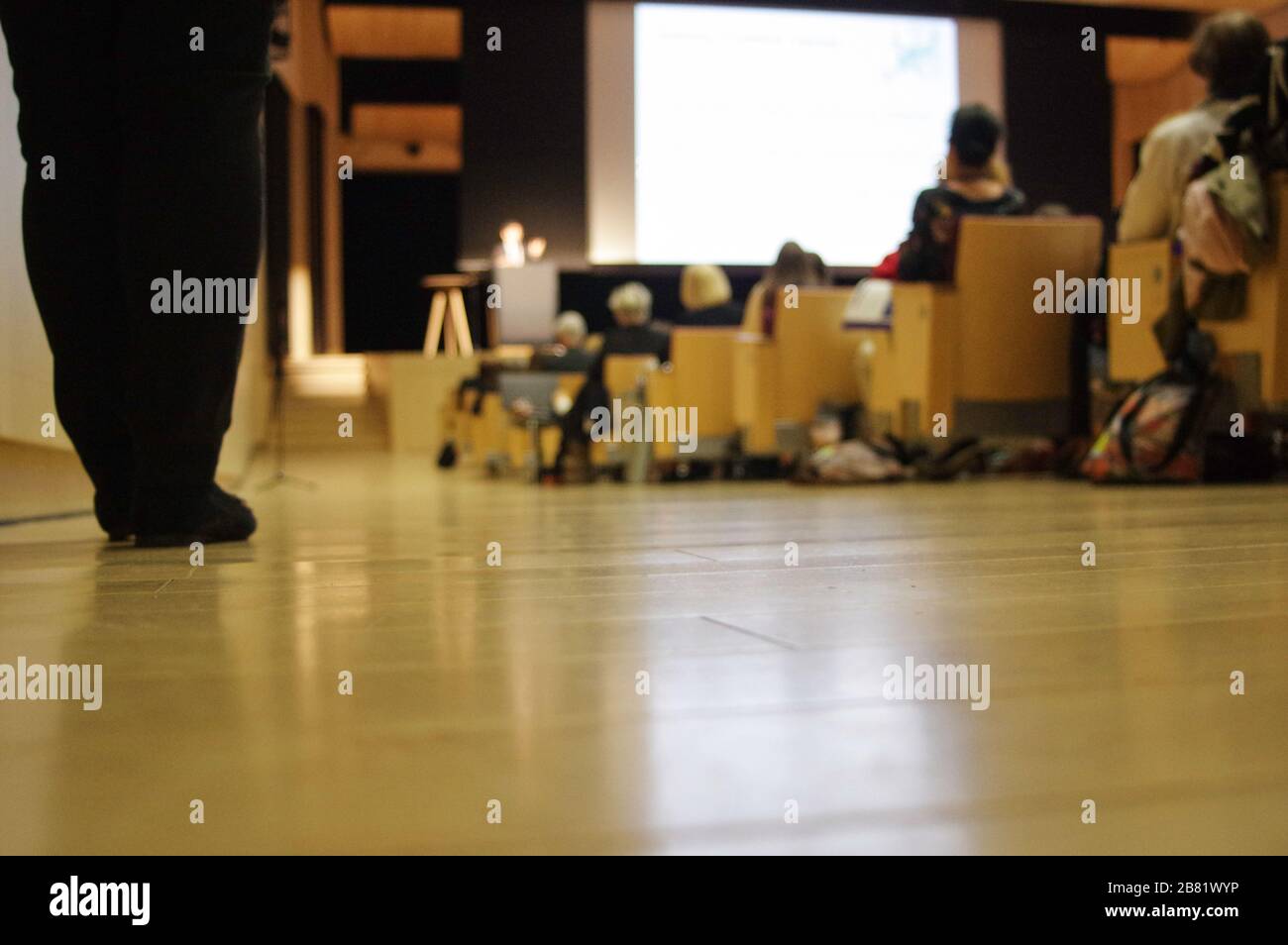 People at the conference hall Stock Photo - Alamy