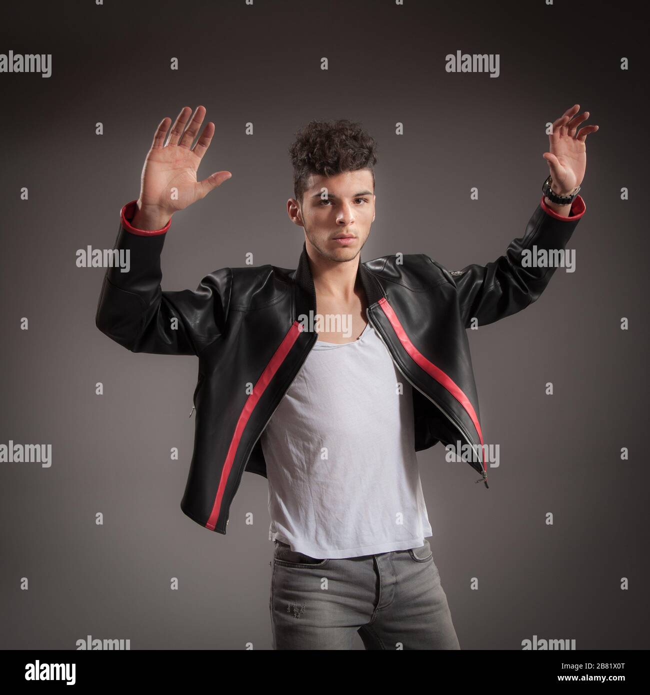 Man straight jacket hi-res stock photography and images - Alamy
