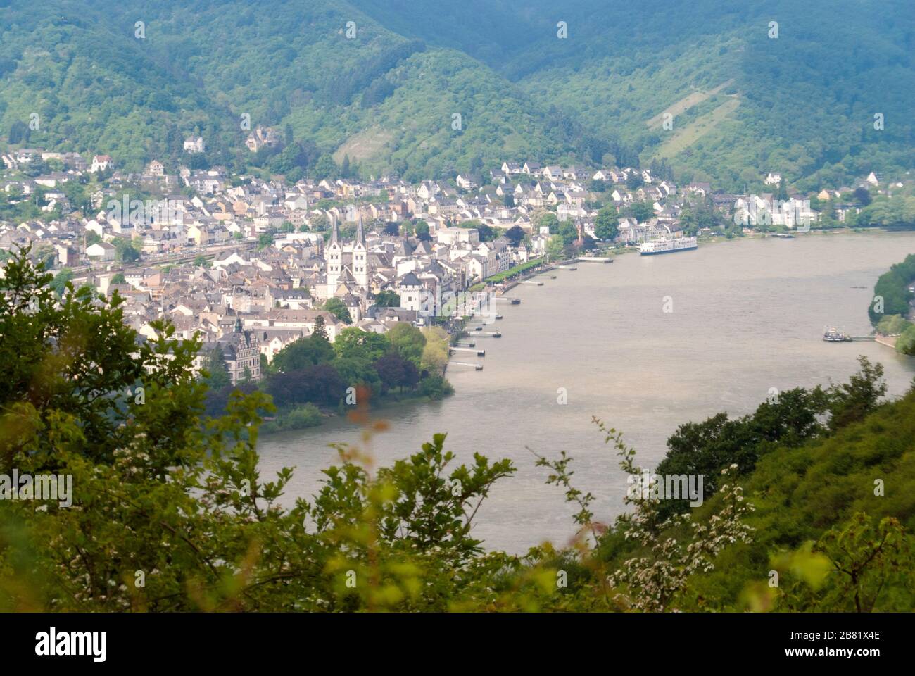 Boppard at the River Rhine Stock Photo - Alamy