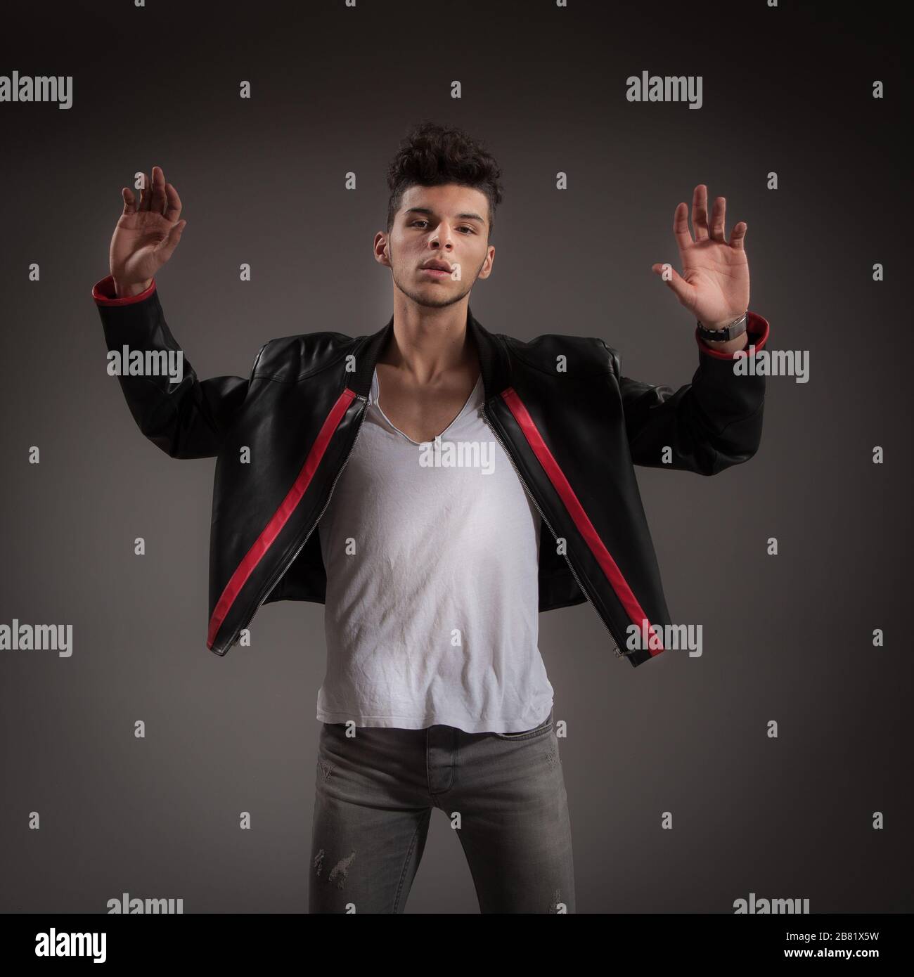 Man straight jacket hi-res stock photography and images - Alamy