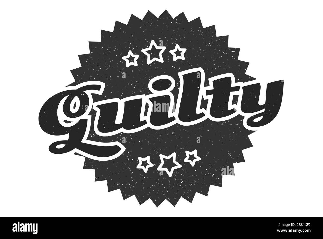 Guilty seal Black and White Stock Photos & Images - Alamy