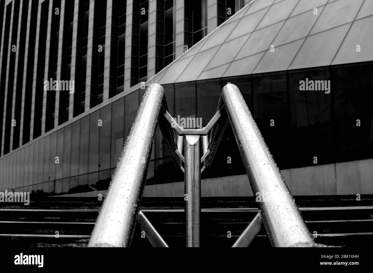 Shiny chrome metal fencing and railings hi-res stock photography and ...