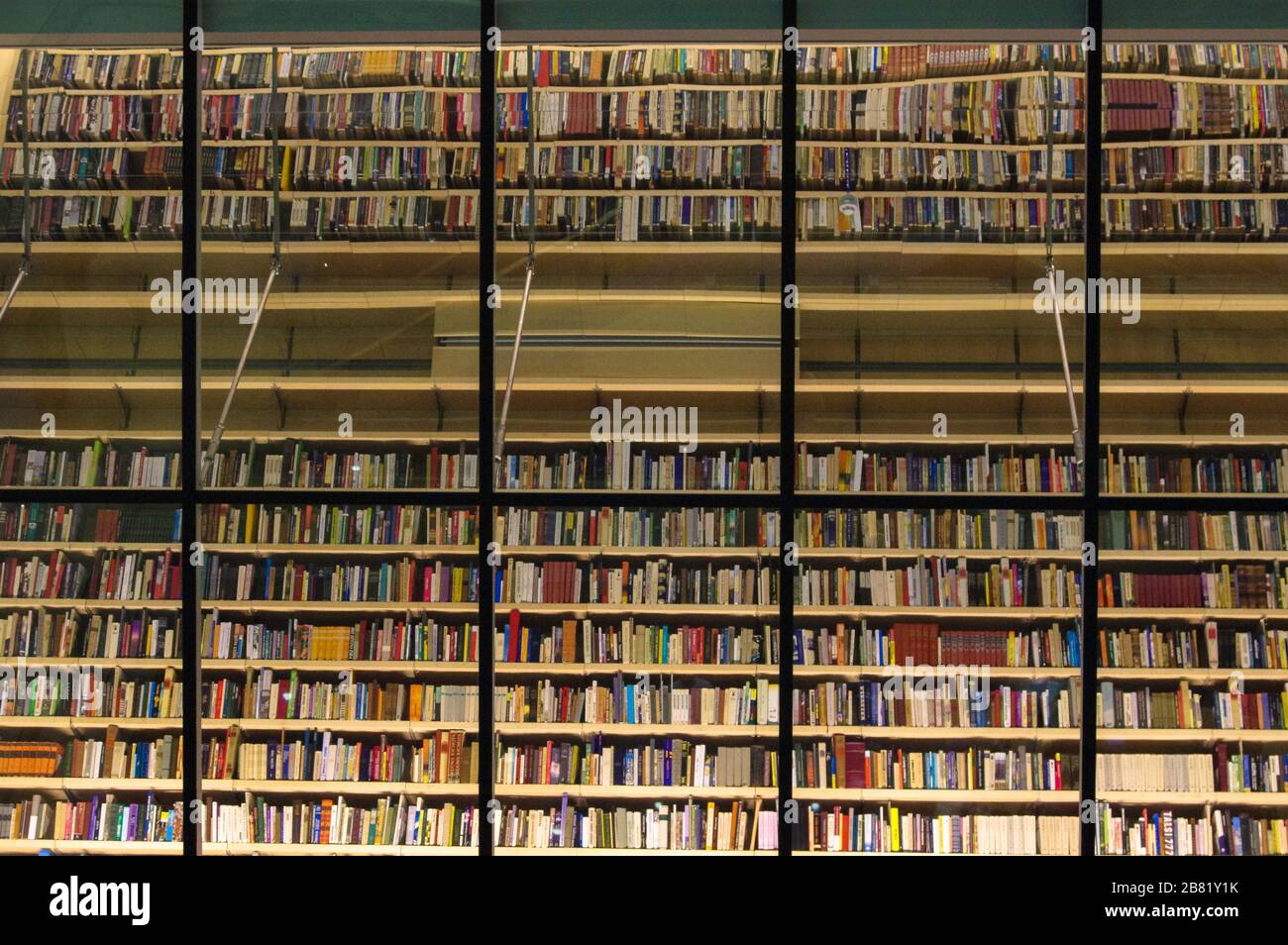 Book shelf with big art collection library hi-res stock photography and ...