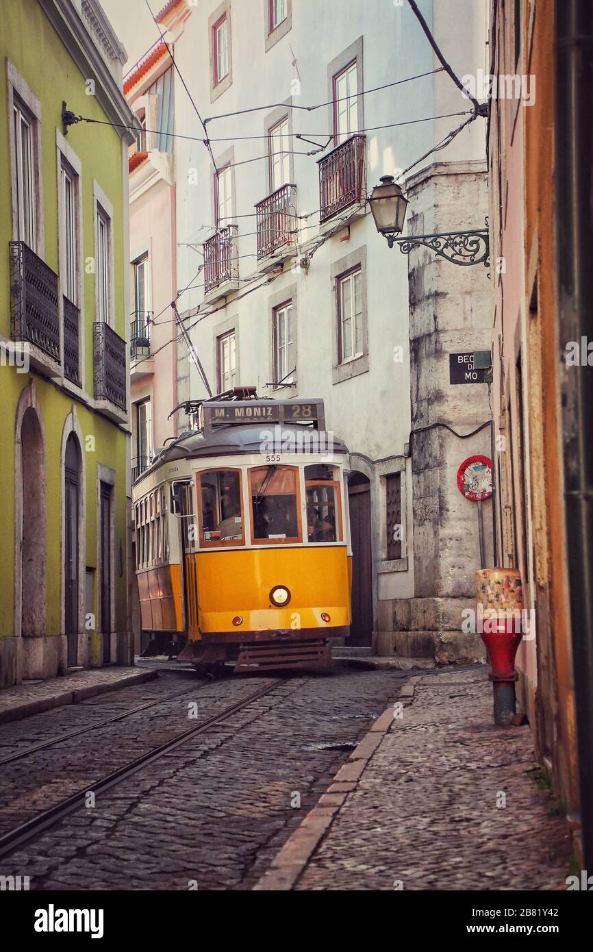 Old vintage tram hi-res stock photography and images - Alamy