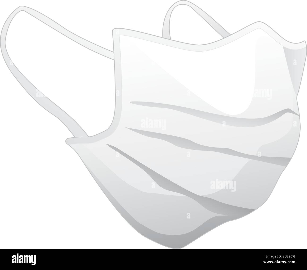 Medical Health Face Mask Protection Isolated Vector Illustration Stock ...