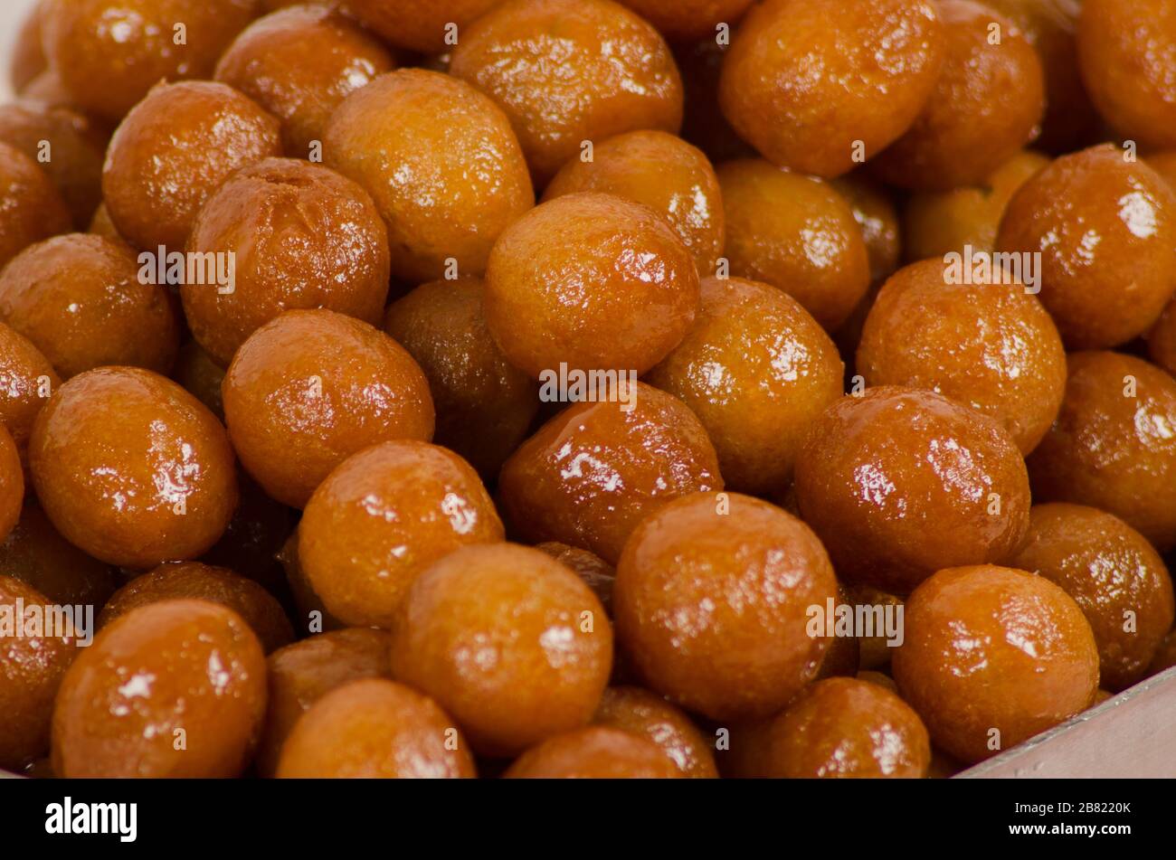 Lokma - traditional turkish pastry stock photo Stock Photo - Alamy