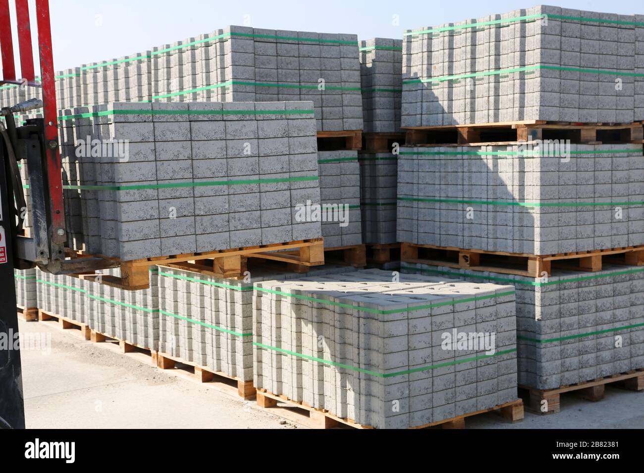 A paving stone factory in Turkey Stock Photo - Alamy