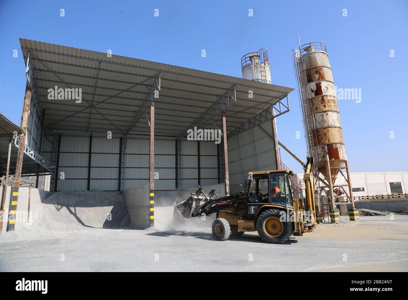 A paving stone factory in Turkey Stock Photo - Alamy