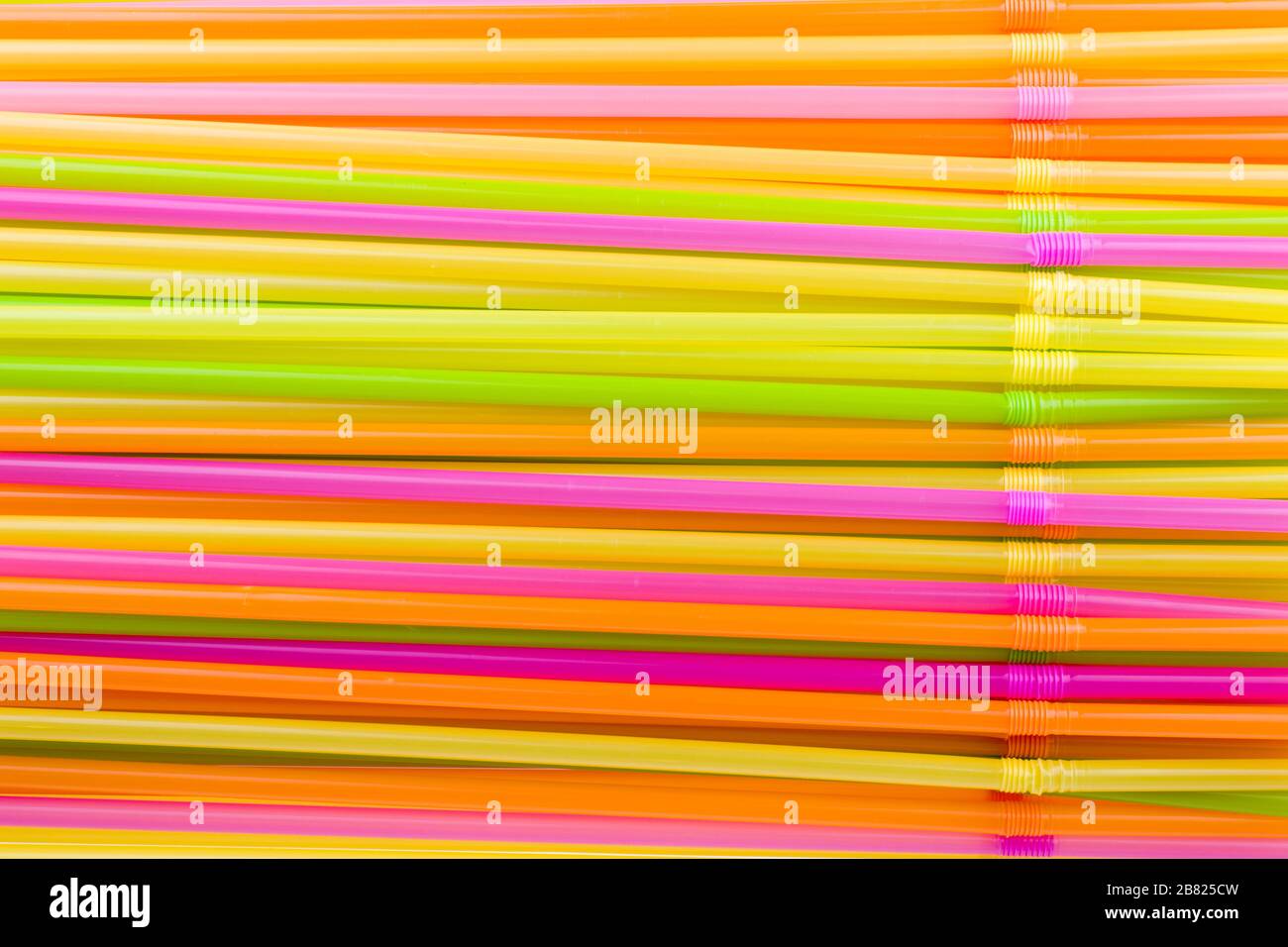 colorful plastic straws Stock Photo - Alamy