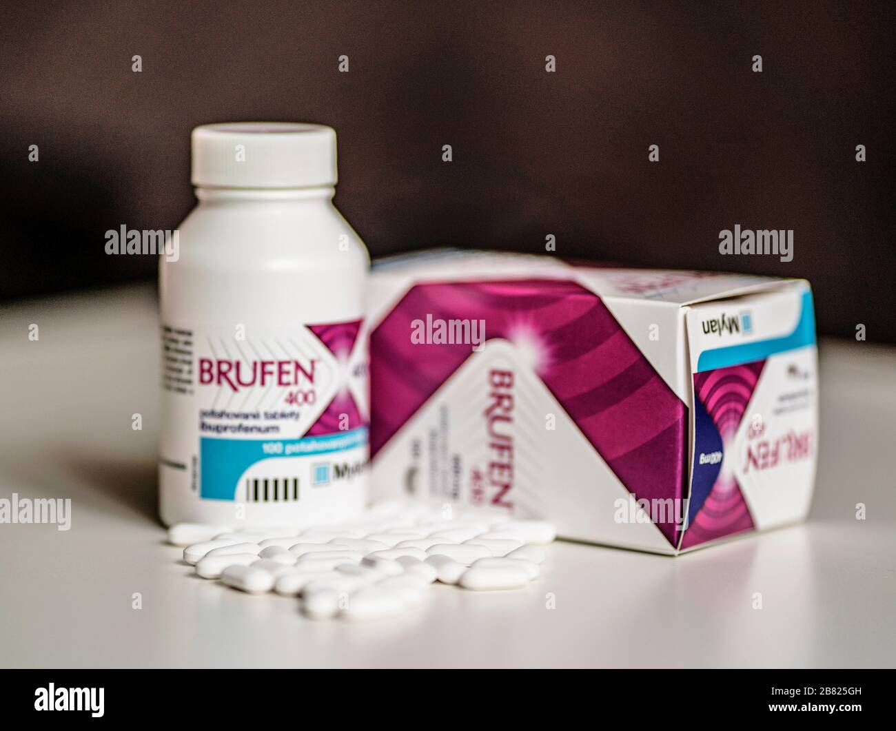 Brufen, ibuprofen, anti-inflammatory drugs, medicine, pills, pain ...