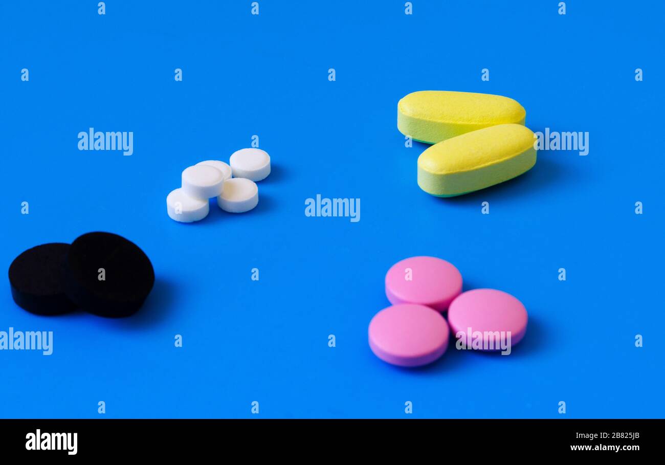 Tablets of different colors hi-res stock photography and images - Alamy
