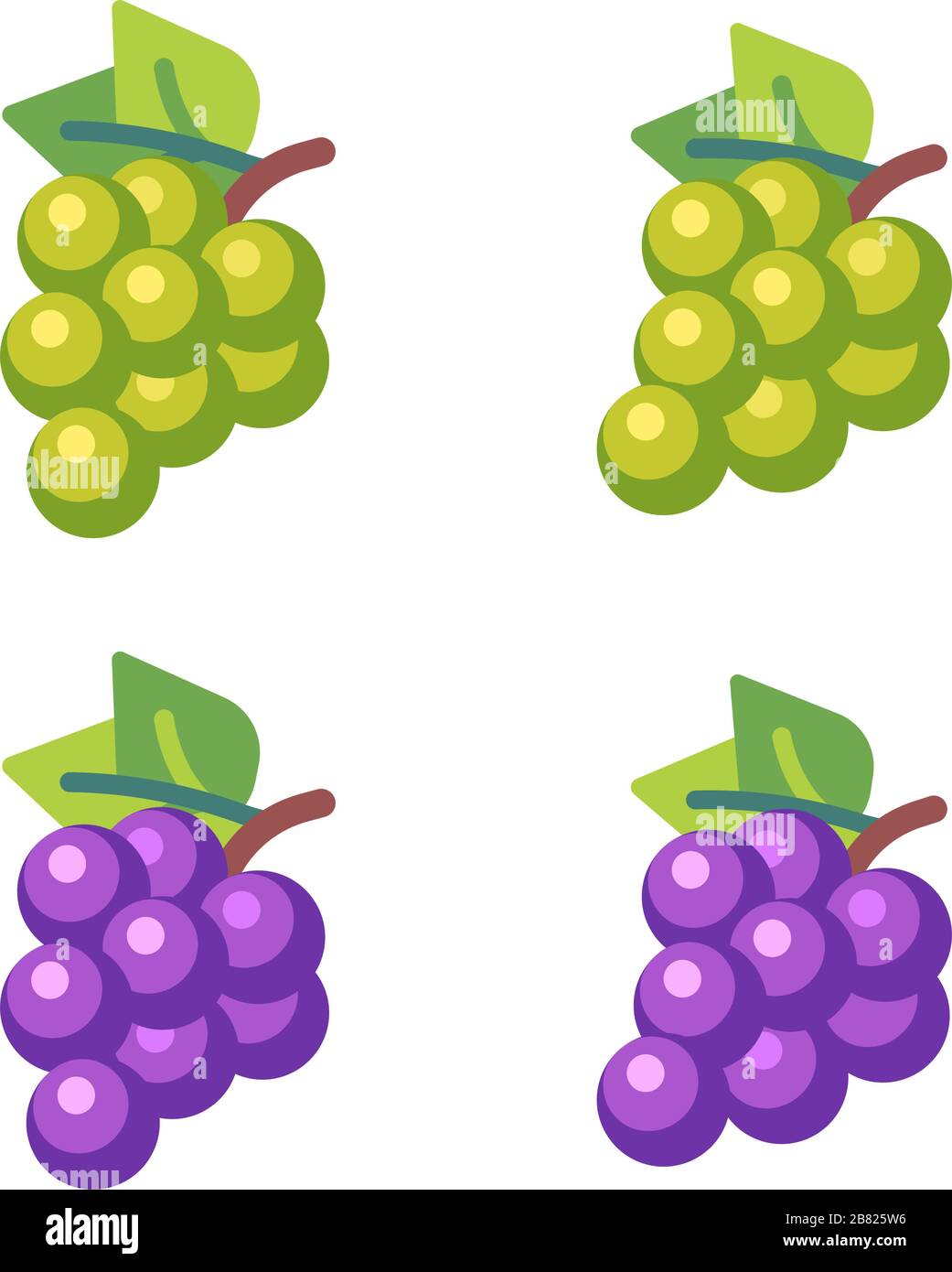 Four bunches Stock Vector Images - Alamy