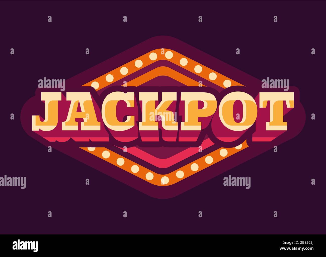 Jackpot vector vectors hi-res stock photography and images - Alamy