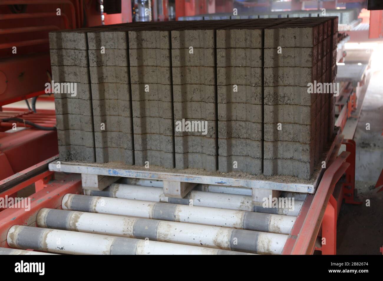 A paving stone factory in Turkey Stock Photo - Alamy