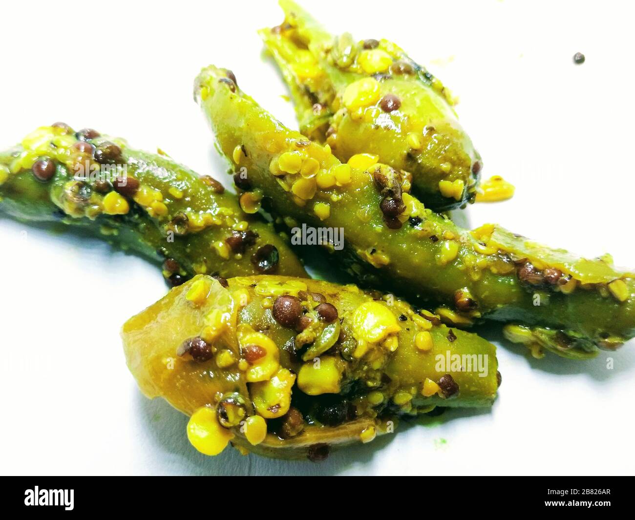 Pickled green chilli hi-res stock photography and images - Alamy