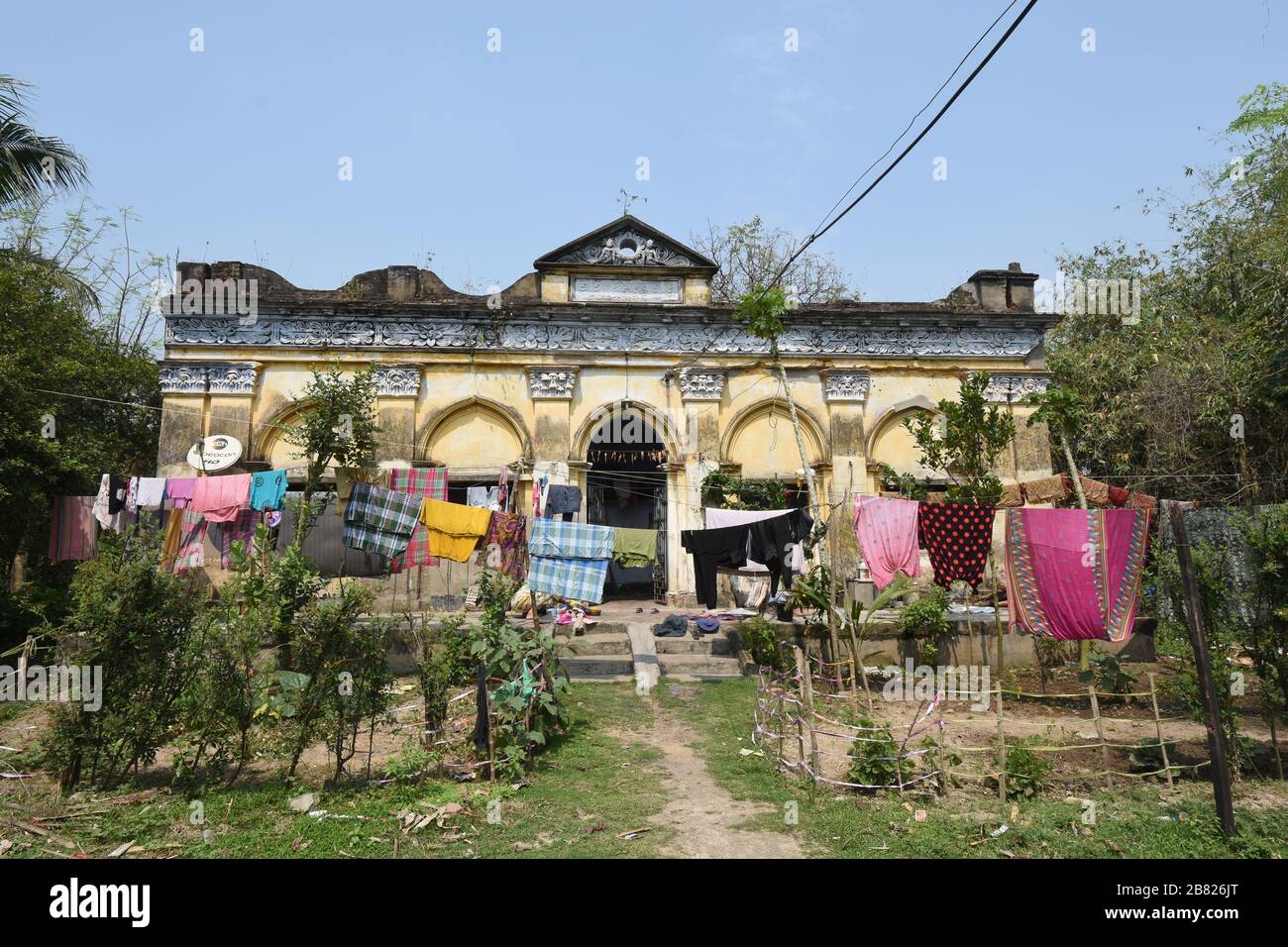 Damodar Jiu Kachari Bari or Courthouse near Kerani Bati of the Roy ...
