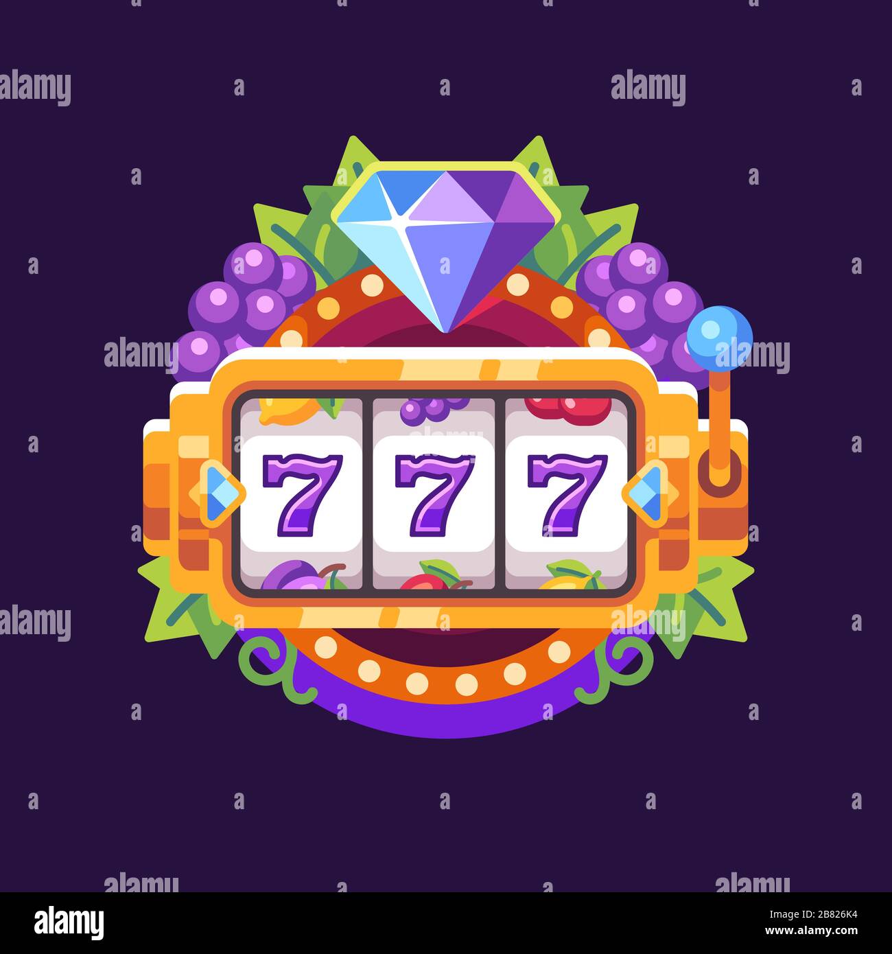 Grapes machine Stock Vector Images - Alamy