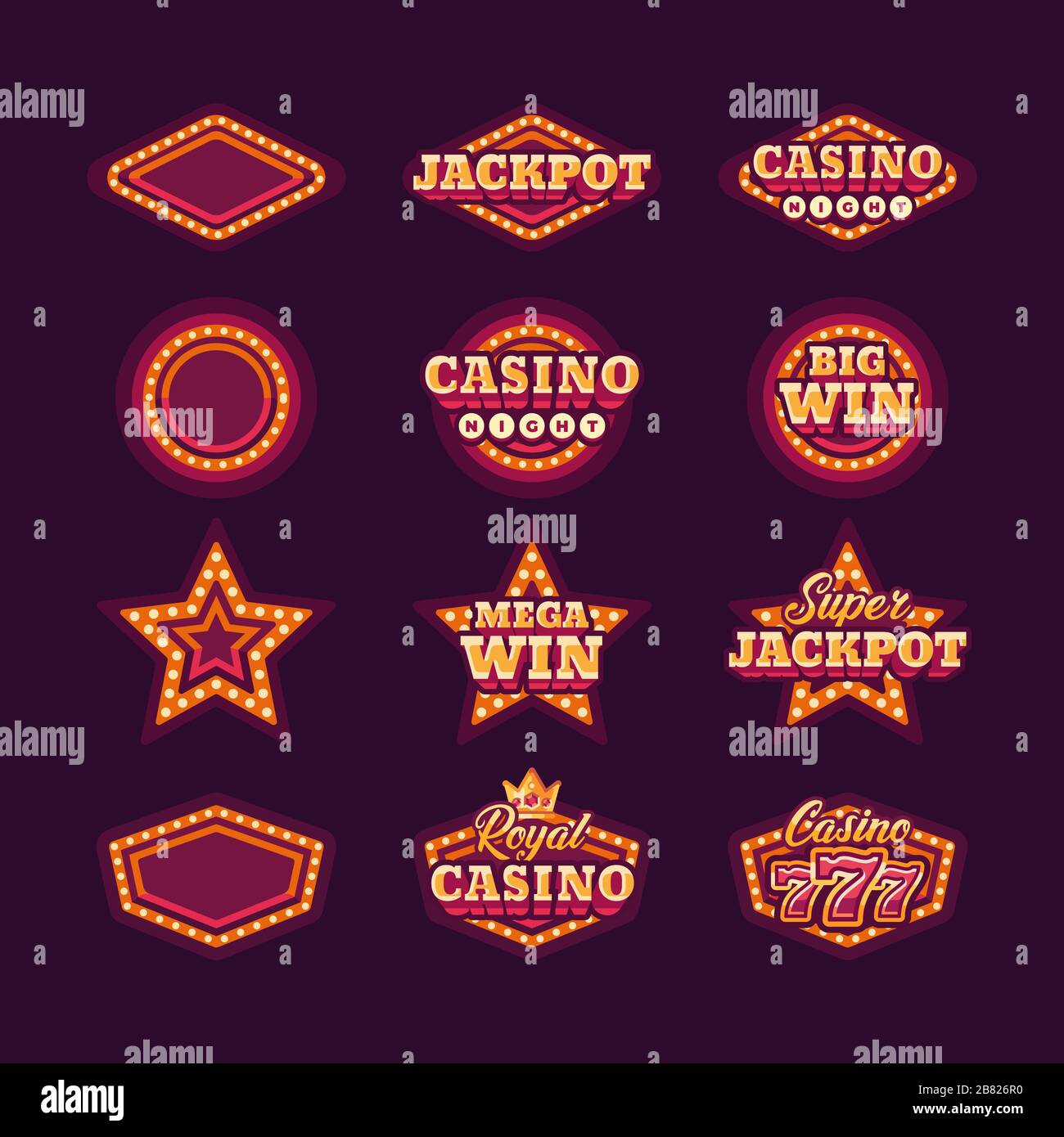 Retro cinema signs hi-res stock photography and images - Alamy