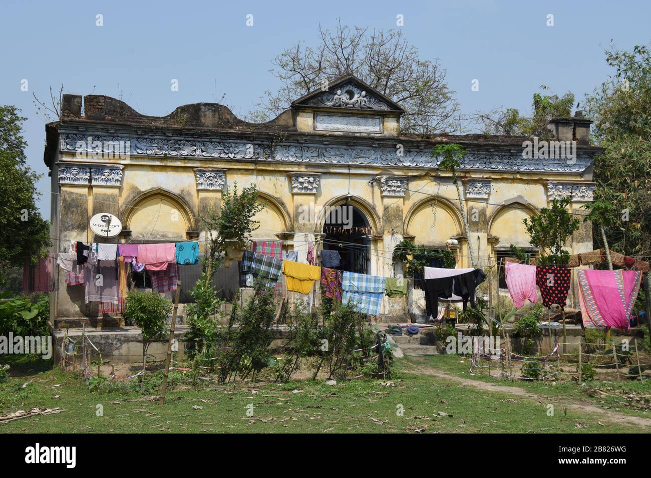 Damodar Jiu Kachari Bari or Courthouse near Kerani Bati of the Roy ...