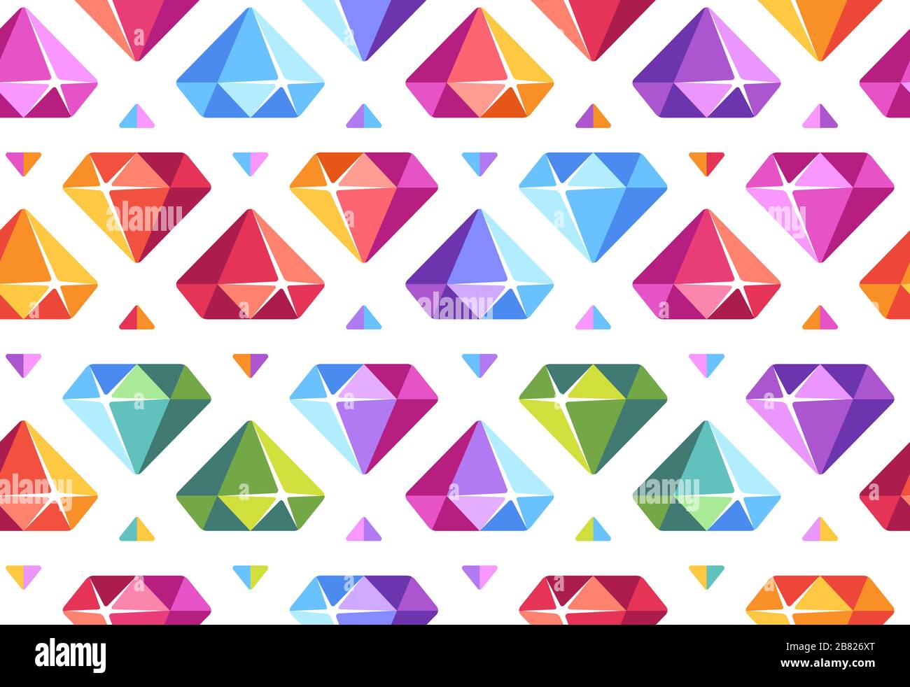 Ruby gemstone pattern Stock Vector Images - Alamy