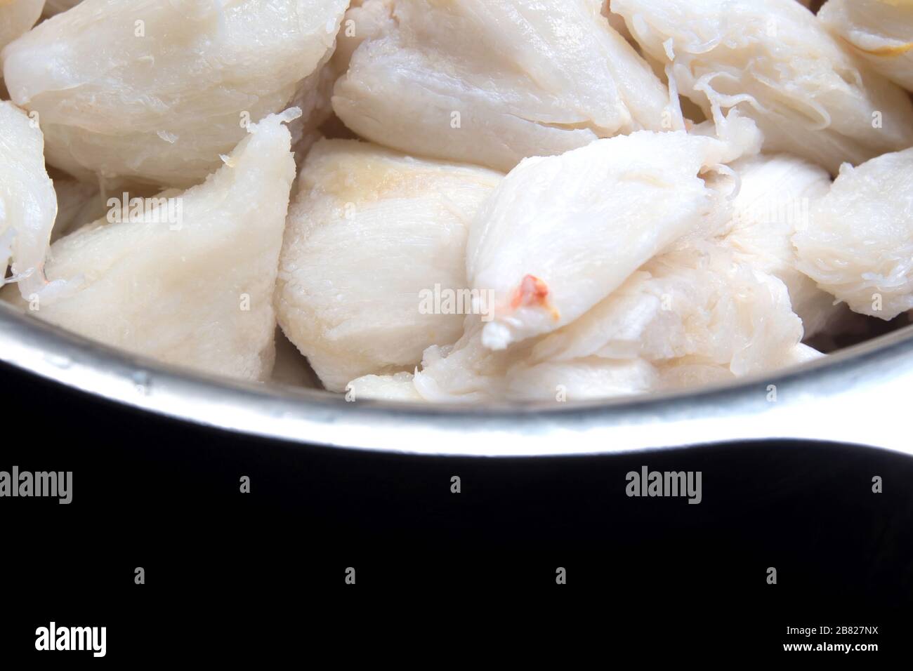 The texture of Crab Meat, the ingredient to cooking Stock Photo - Alamy