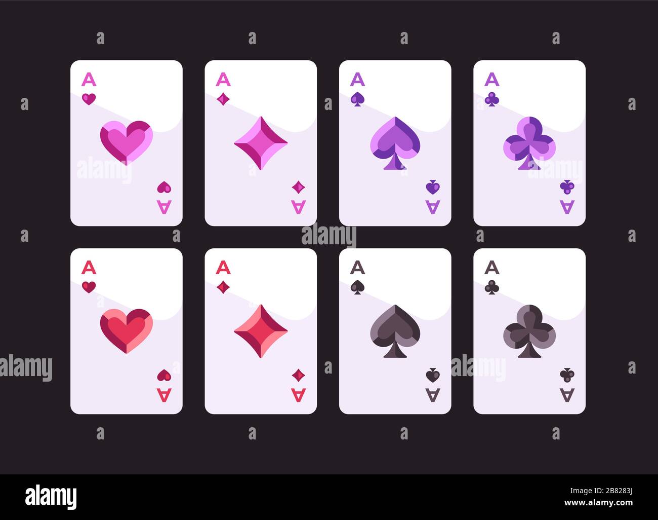 Playing cards set hi-res stock photography and images - Alamy