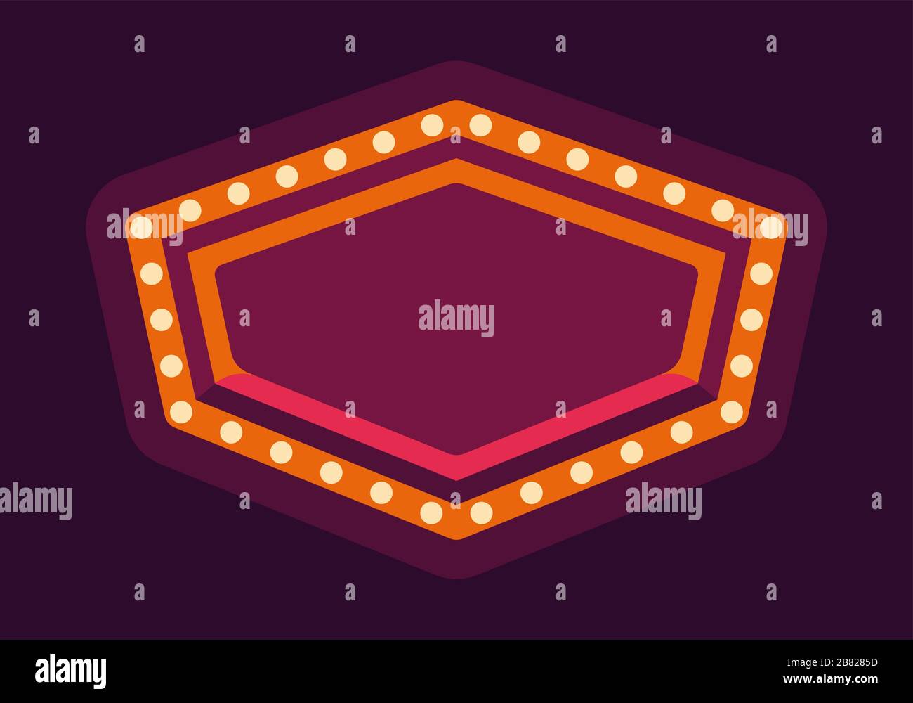 Neon gold bar red Stock Vector Images - Alamy