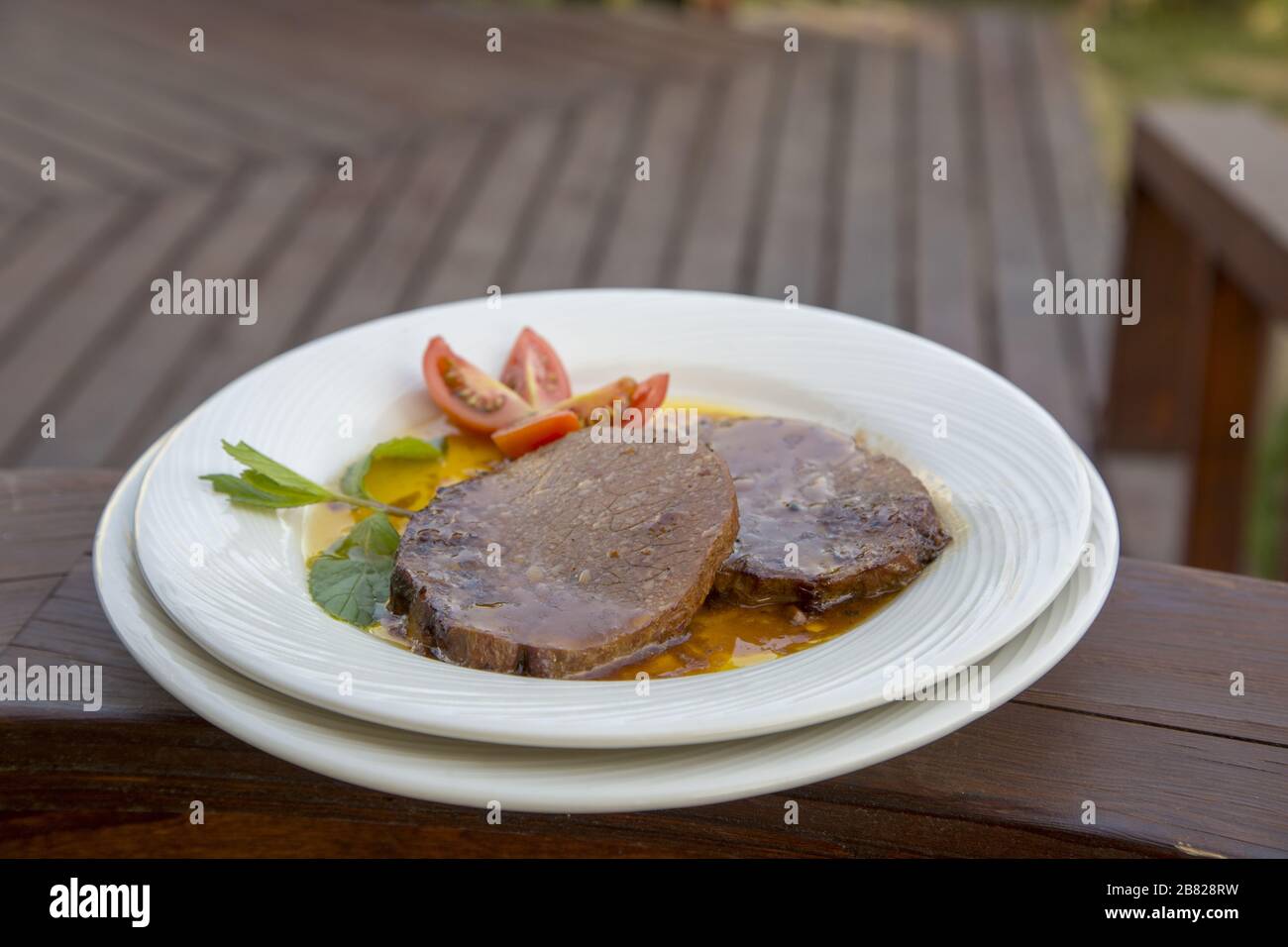 steak from turkish cuisine Stock Photo - Alamy