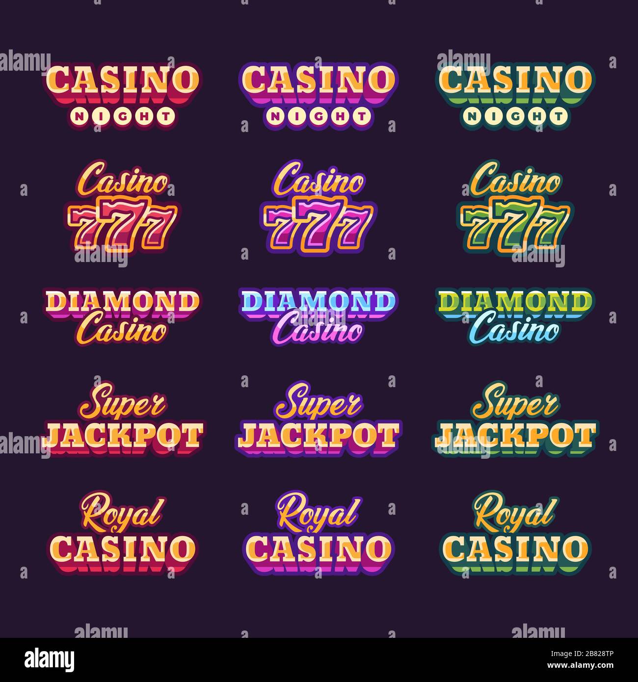 Win typography Stock Vector Images - Alamy